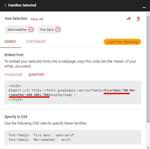 Customize Google Font requests | Dev Diary
